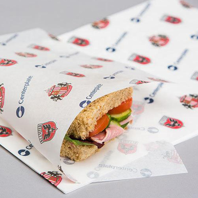 Customized color burger wrapping paper