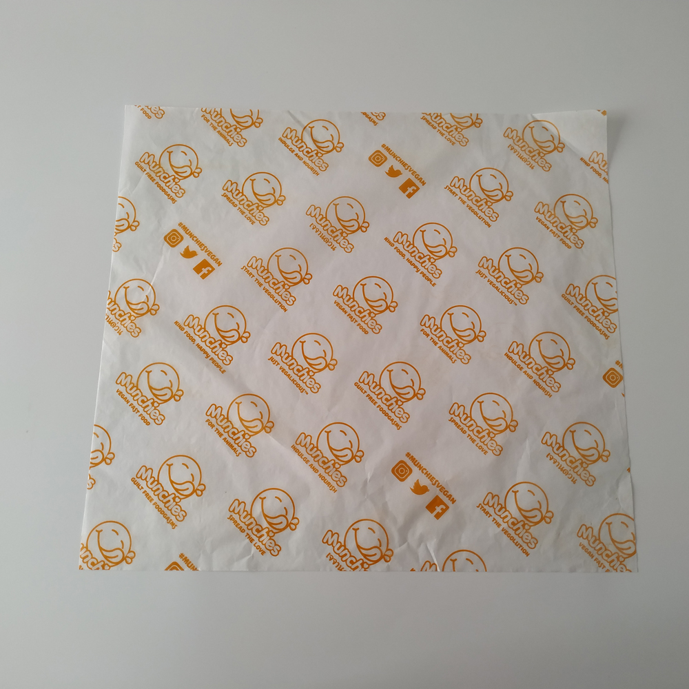 Eco friendly customized cheese wrapping paper